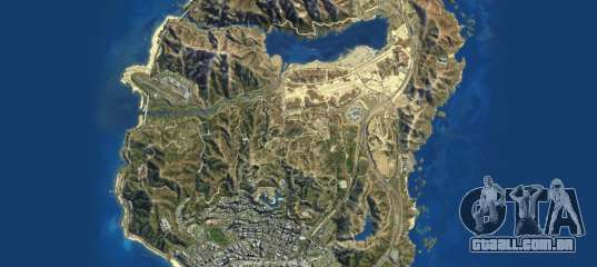 Mapa de satélite de GTA 5