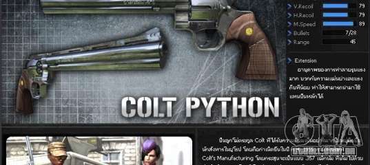[Point Blank] Colt Python para GTA San Andreas
