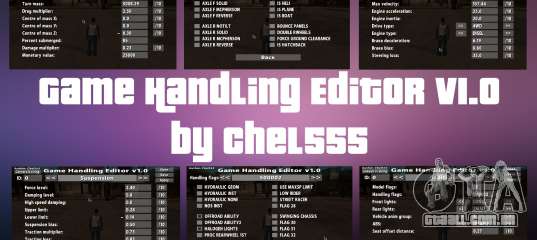 Game Handling Editor v1.0 para GTA San Andreas