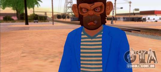 Monkey Mask para GTA San Andreas