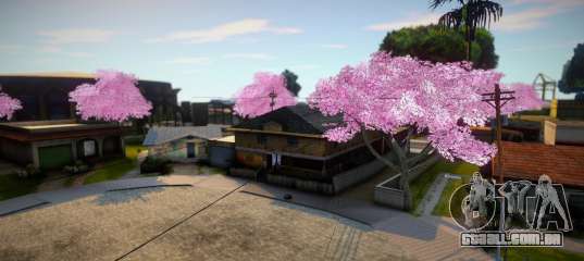 Beautiful Sakura Trees para GTA San Andreas