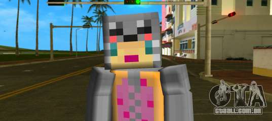 Steve Body Nyan Cat para GTA Vice City