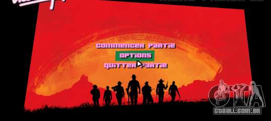 Red Dead Redemption 2 Menu para GTA Vice City