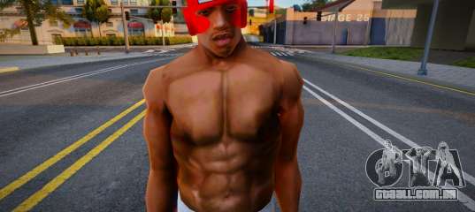CJ Boxing Outfit (Ped) - Fixed para GTA San Andreas
