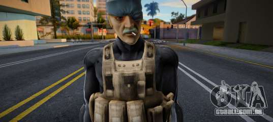 Solid Snake Black para GTA San Andreas