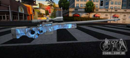 Blue Gun Sniper Rifle para GTA San Andreas